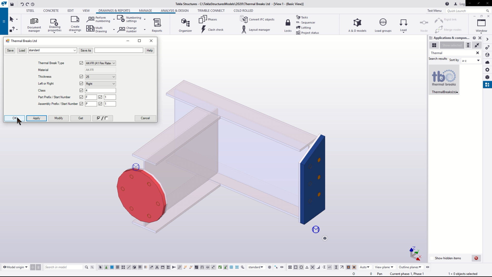 Introducing the Tekla Structures BIM Plug-in for Thermal Breaks Limited - Thermal Breaks